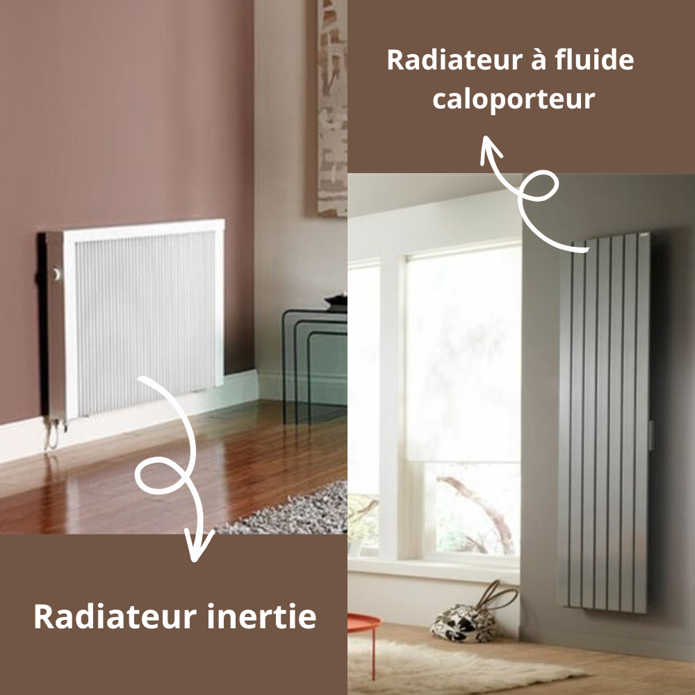 Quelle différence entre un radiateur à inertie sèche et fluide